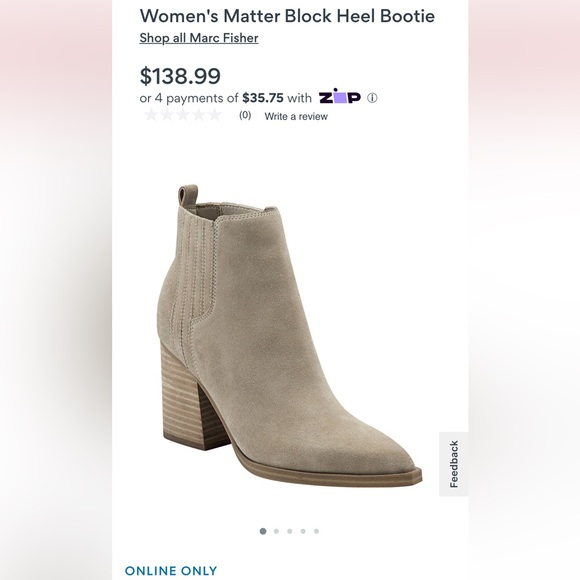 Marc Fisher | Shoes | Mark Fisher Matter Block Healed Booties | Poshmark